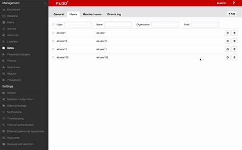 creating a safe — fudo pam 3 11 system documentation