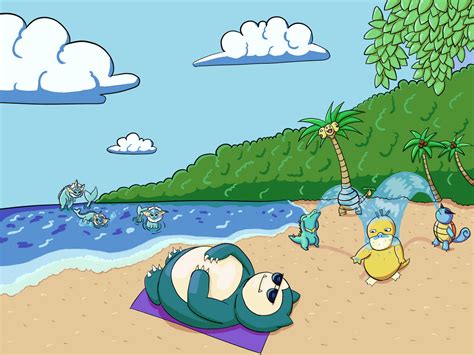 Pokemon Summer By Dorkinlesbian On Deviantart