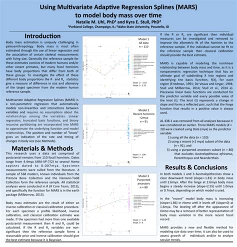 Pdf Using Multivariate Adaptive Regression Splines Mars To Model