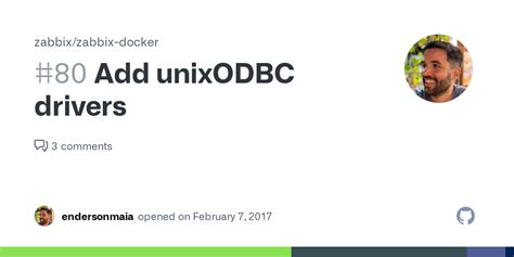 Add Unixodbc Drivers · Issue 80 · Zabbixzabbix Docker · Github