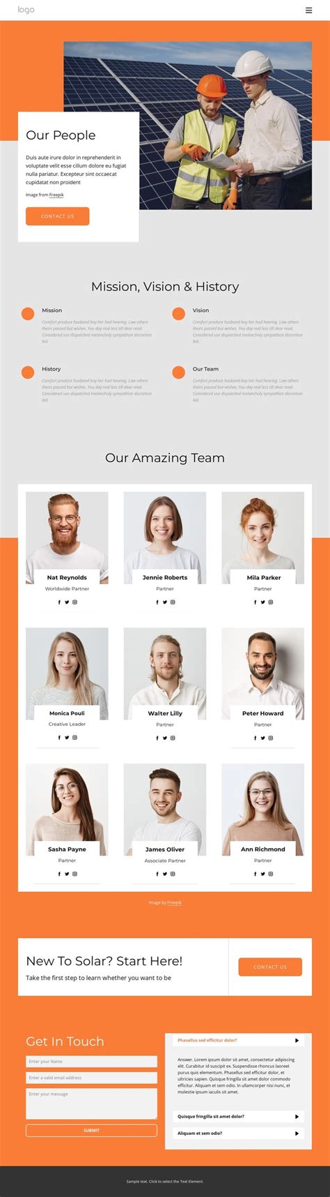Qualified Solar Professionals Css Template By Nicepage