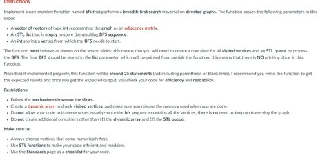 Solved Instructions Implement A Non Member Function Named