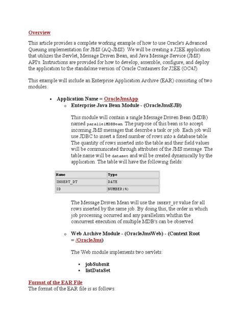 using oracle s advanced queuing with jms aq jms pdf oracle database enterprise java beans