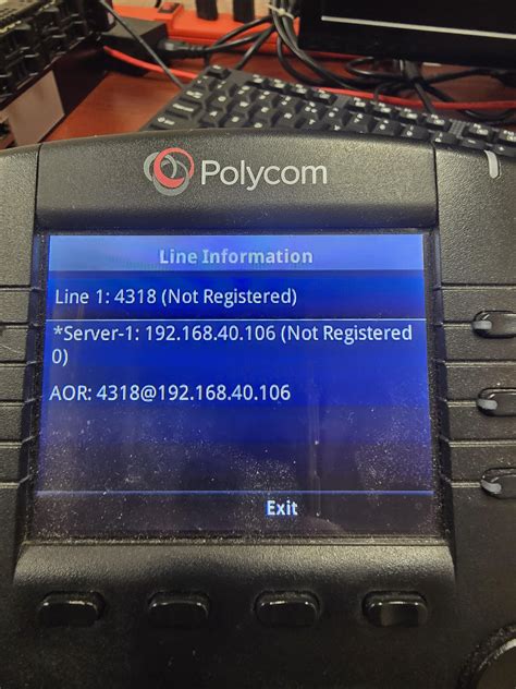 Freepbx And Polycom Issue Line Not Registered R Voip