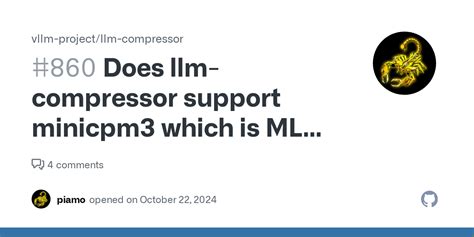 Does Llm Compressor Support Minicpm3 Which Is Mla Architecture？ · Issue