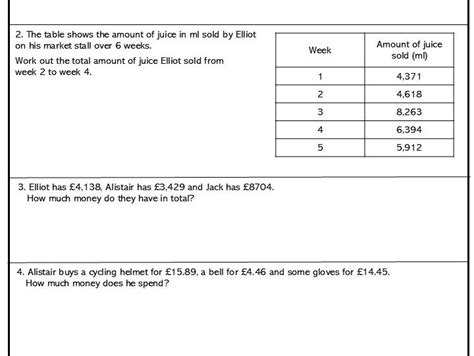 Addition Four Digits Higher Teaching Resources