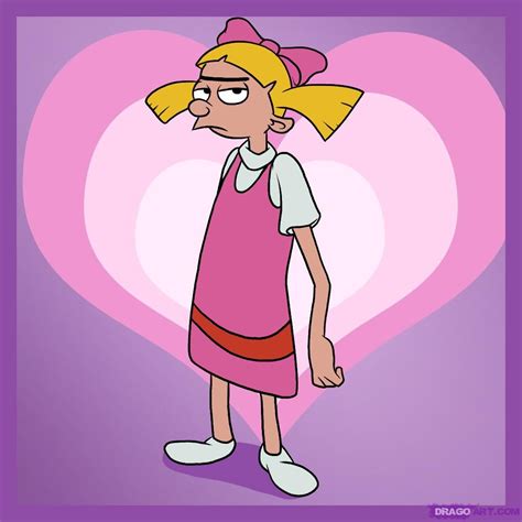 Is It Just Me Or Does Helga Remind You Of Electra Heart Thoughts Guided Drawing Hey Arnold