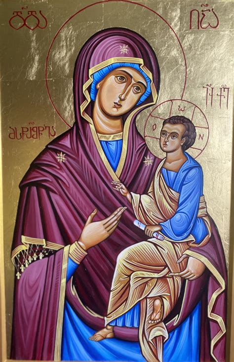 ☦️ ღვთისმშობლის მსწრაფშემსმენელის ხატი კობაიძის ხატ წერა