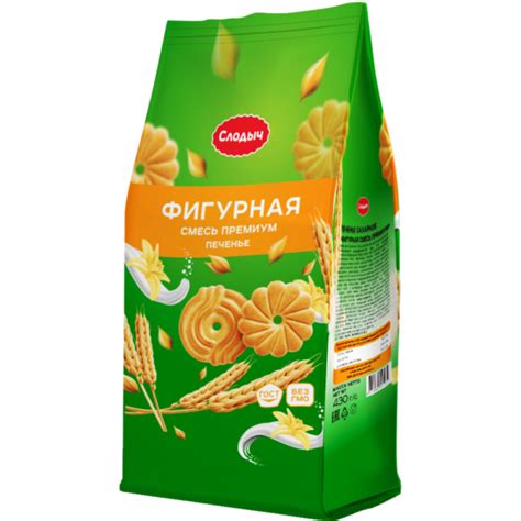 Печенье сахарное «Слодыч Фигурная смесь премиум 430 г купить в Минске недорого в интернет