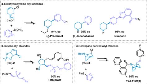 A Catalytic Asymmetric Synthesis Of Drug Molecules From Download Scientific Diagram