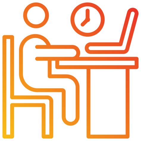 Work Generic Gradient Outline Icon Freepik