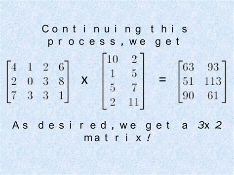 multiplying matrices pptx