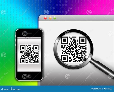 capture a qr quick response code editorial photo illustration of