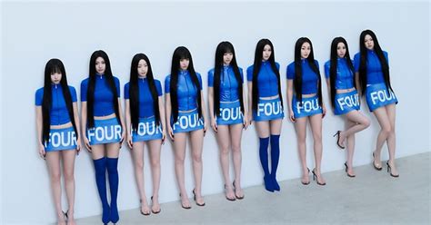 이번엔 쿨한 멋…트와이스 긴생머리 블루 시밀러룩