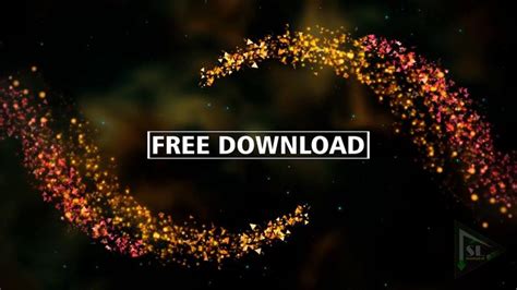 Intersecting Particles Effect Intro Particles Animation