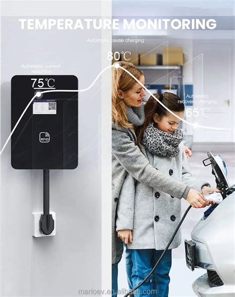 Commercial Using 3 Phase Ocpp1 6 Wallbox 11kw Ev Wall Charger Car