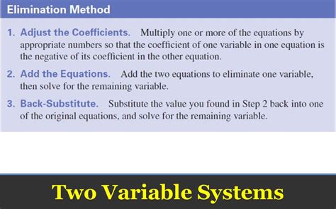 systems of linear equations in two variables ppt download