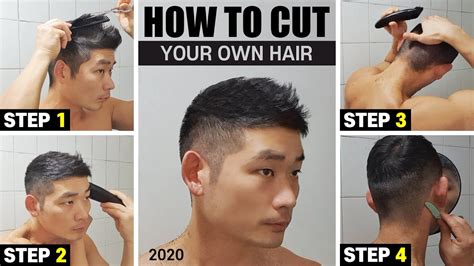 남자 짧은머리 헤어스타일 셀프 컷트 투블럭 자르기 Simple And Easy How To Cut Your Own Hair Self
