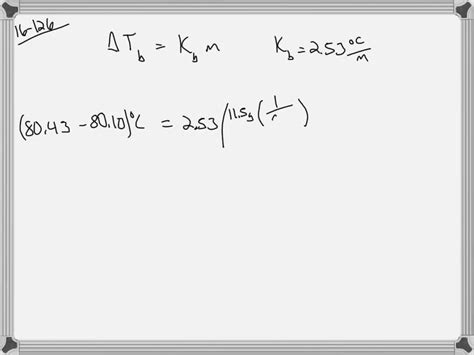Solvedthe Boiling Point Of Benzene C6 H6 Is 8010∘ C At 1