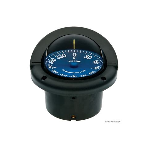 Ritchie Navigation Compass Ritchie Supersport 334 Blackblue Osc 2508701 Comptoir Nautique