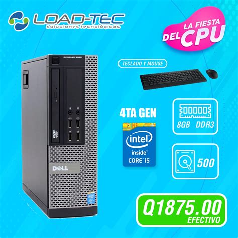 CPU DELL Optiplex Core i ta Generación