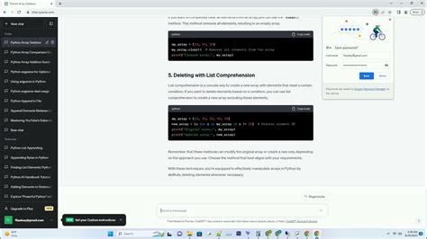 Python Array Delete Element Youtube