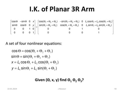 Inverse Kinematics Of Robotic Manipulators Pdf Physics Science