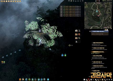 [팁 And 노하우] [아침의 나라] 이상하고 아름다운 약초 도깨비숲 위치 검은사막 한국