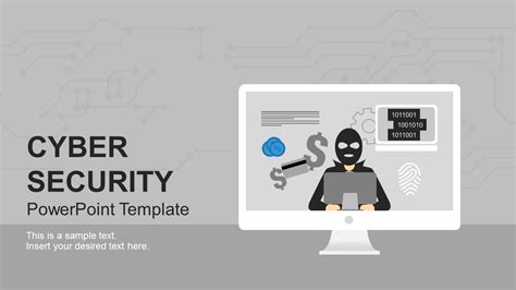 Cyber Crime PowerPoint Template SlideModel