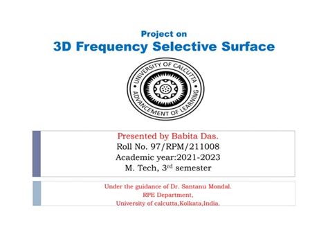 Mtech Final Year Project Foundationpptx