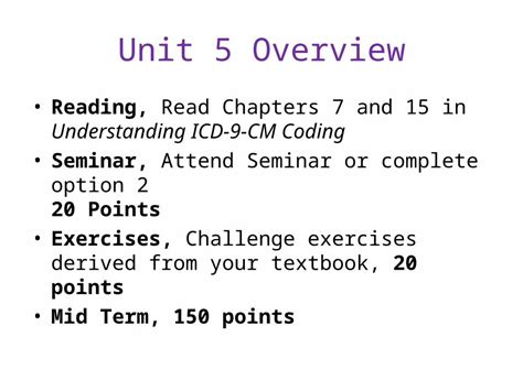 Ppt Unit 5 Overview Dokumentips