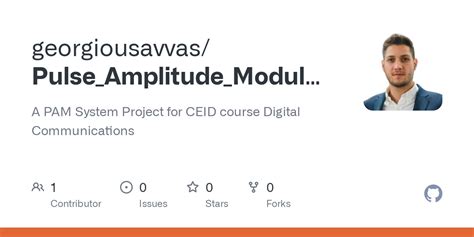 Github Georgiousavvaspulseamplitudemodulationsystemmatlab A Pam System Project For Ceid
