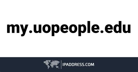 My Uopeople Edu Home Home