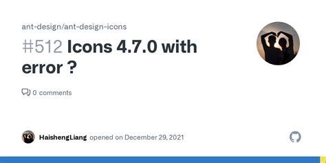 Icons 470 With Error · Issue 512 · Ant Designant Design Icons · Github
