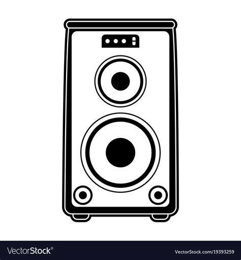 Speaker Amplifier Technology Royalty Free Vector Image