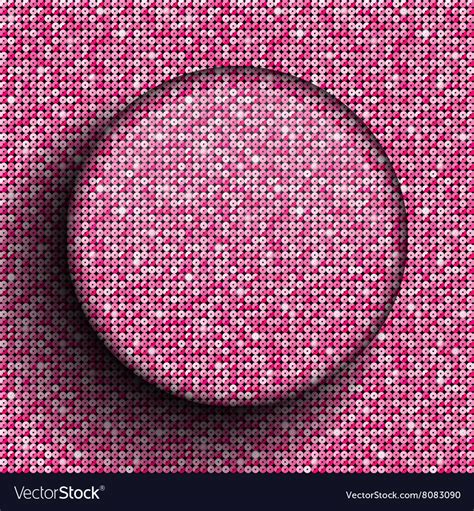 Sequin Circle Pink Background Eps 10 Royalty Free Vector