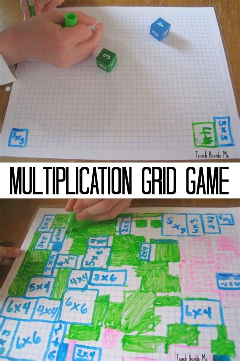 Array Multiplication Grid Game With Graph Paper Artofit