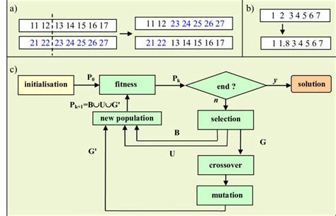 A Example Of Crossover B Example Of Mutation C Block Scheme Of Download Scientific Diagram