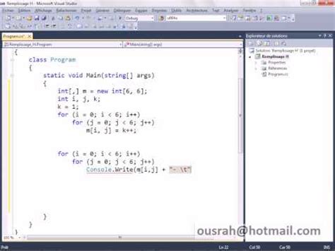 Comment remplir une matrice en c La réponse est sur Admicile fr