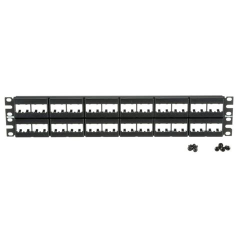 Patch Panel 48 Port Modular Black By Panduit CPP48WBLY Sourcetoolshop Com