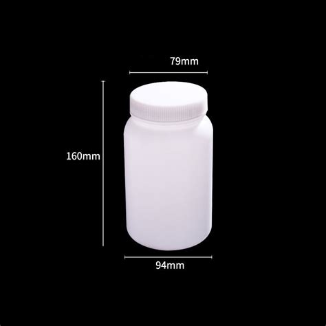 스크류 캡이 있는 입구가 넓은 병 플라스틱 Pe 용량 50ml ~ 2000 노동