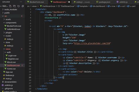 Vuejs Index Is Defined But Never Used Error Mesage Does Anyone