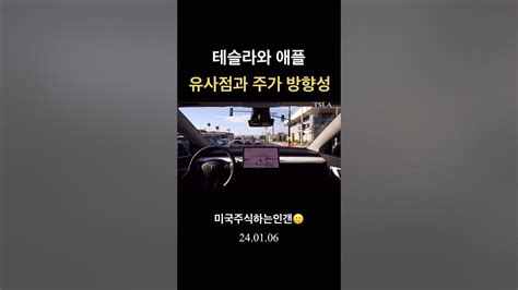 테슬라와 애플 유사점과 앞으로 주가 방향성 Youtube