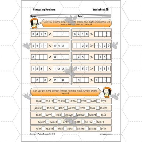 Comparing Numbers Place Value Year 4 Ks2 Maths — Planbee