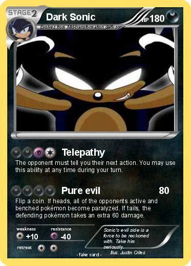 Pokémon Dark Sonic 554 554 Telepathy My Pokemon Card