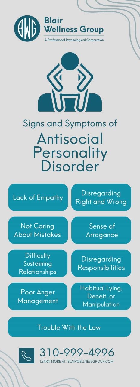 Signs And Symptoms Of Antisocial Personality Disorder