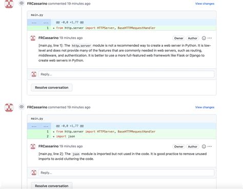 Github Frcassarinochatgpt Pr Reviewer A Github App That Uses Chatgpt To Automatically Review