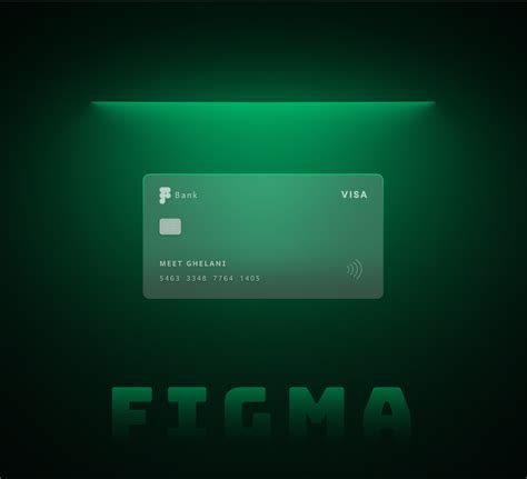 Card Glassmorphism Figma