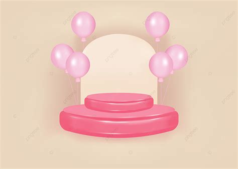 제품 프레젠테이션을 위한 3d 포디엄 스테이지 배경 지휘대 단계 3d 풍선 배경 일러스트 및 사진 무료 다운로드 Pngtree
