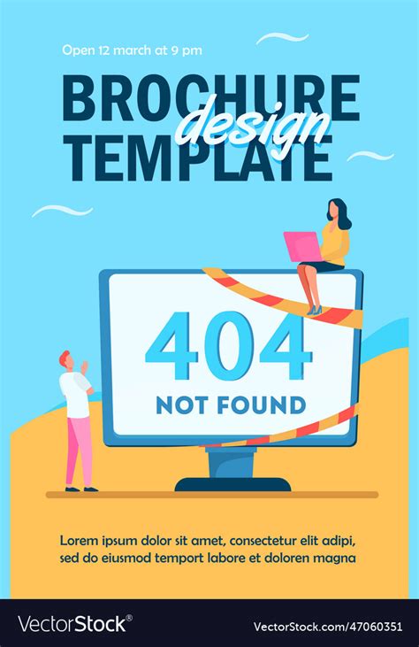 Tiny Programmers Working With System Error Vector Image